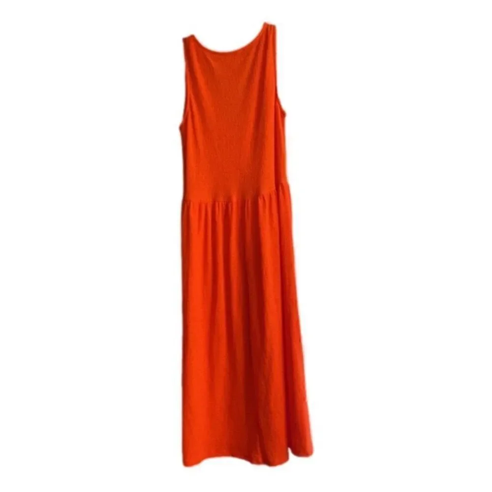 Zara | Dresses | Zara Orange Knit Midi Dress Small | Poshmark